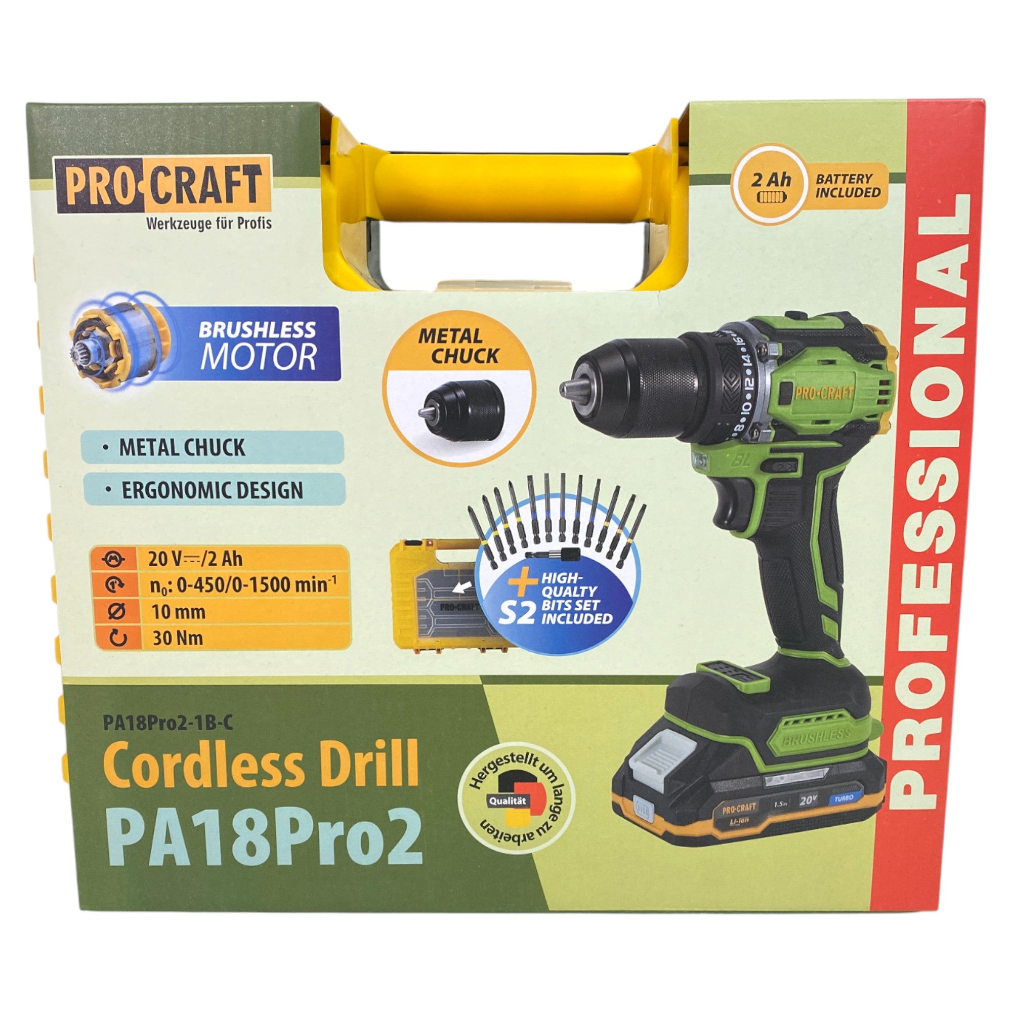 Procraft PA18Pro2 Akku-Bohrschrauber – Dein vielseitiges Kraftpaket ...